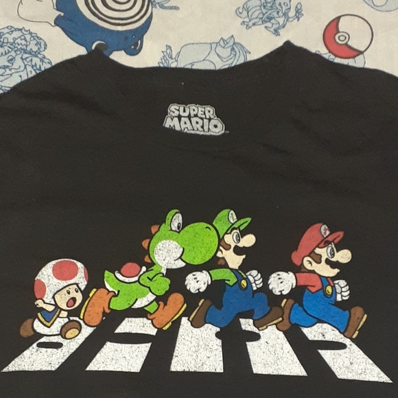Nintendo | Shirts | 27 Super Mario Abbey Road Shirt Nintendo The ...